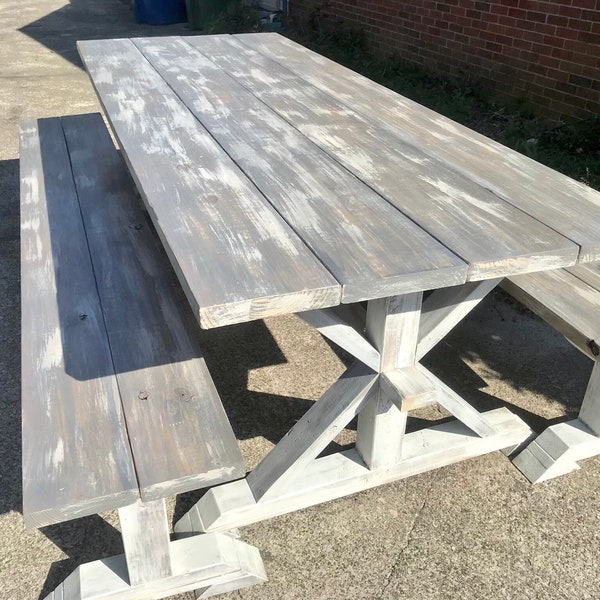 Farmhouse Table - Etsy