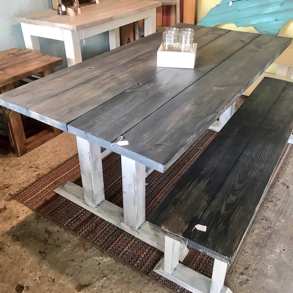 Distressed Table - Etsy