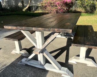 Distressed Table - Etsy