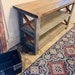 Rustic Wooden Buffet Table, Rustic Console Table, Farmhouse Buffet ...