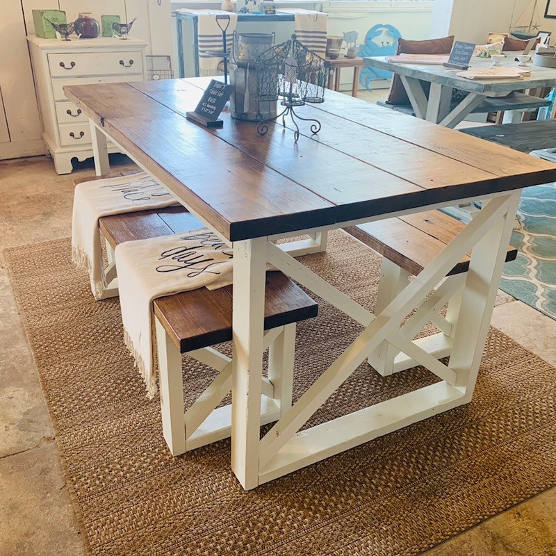 Small Farmhouse Table - Etsy