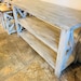 Rustic Farmhouse Buffet Table: Distressed White Console - Etsy