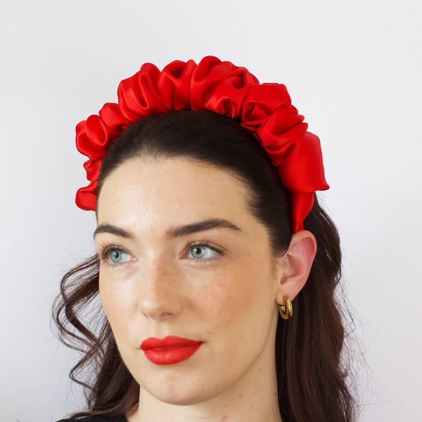 Red Headband - Etsy