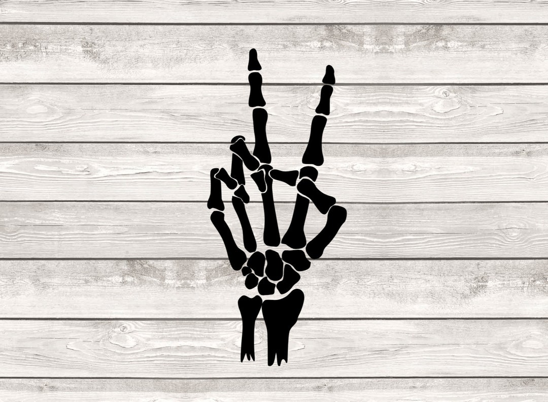 Skeleton Peace Sign Decal, Peace Sign Decal, Peace Sign Car Decal, Car ...