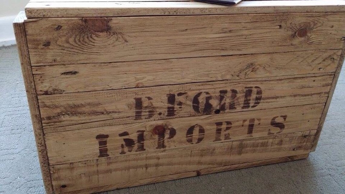 Wooden Trunk Chest Vintage Rustic Antique Style Old Storage - Etsy UK