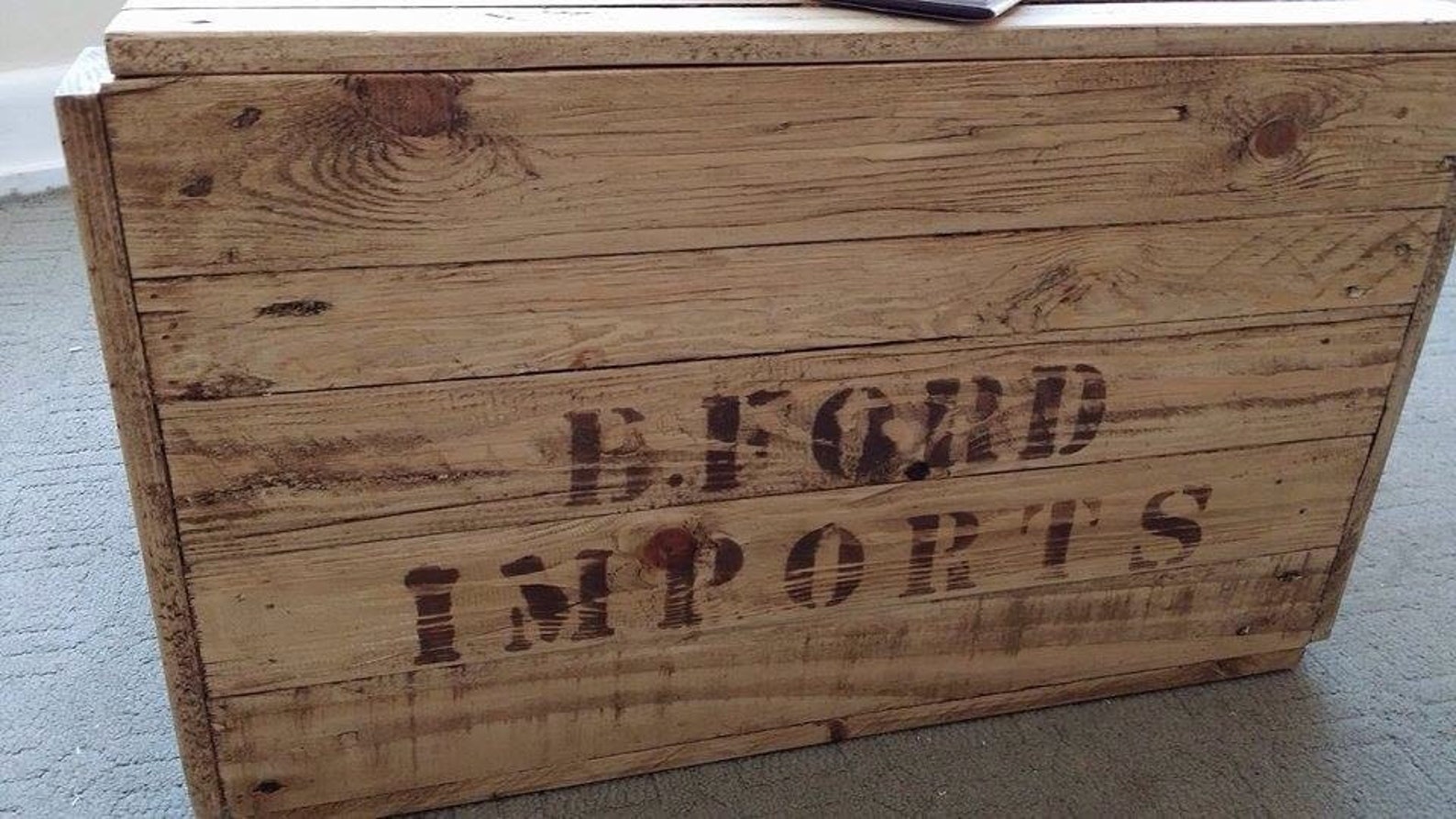 Wooden Trunk Chest Vintage Rustic Antique Style Old Storage - Etsy UK