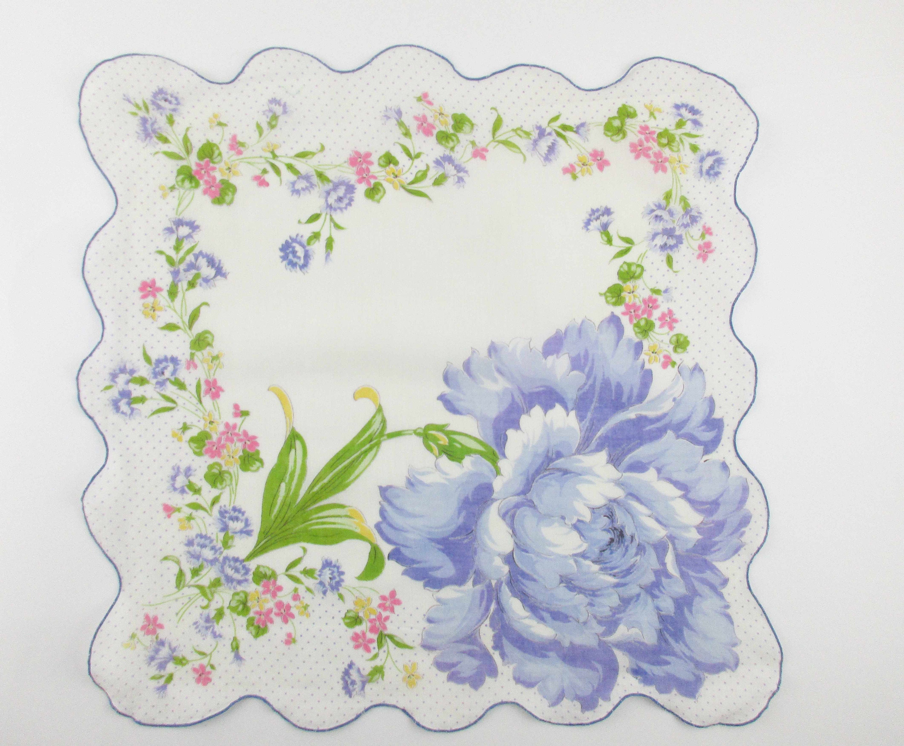 Lavender Carnation - Corner Flower With Polka Dot Border - Flowers ...