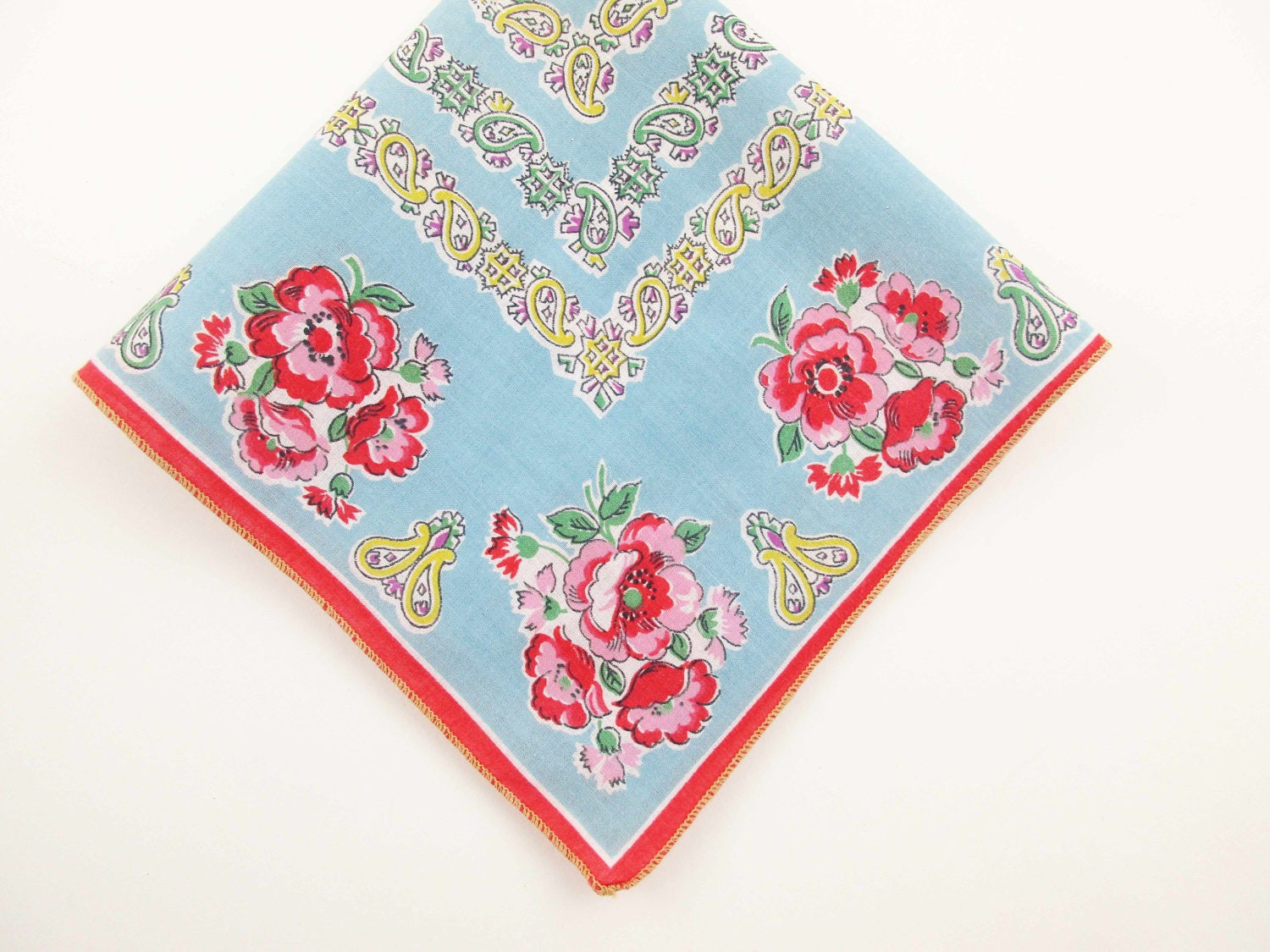 Pink and Rose Flower Clusters Against Light Blue - Paisley Center ...