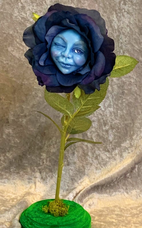 Alice in Wonderland (non) Talking Flowers ~blue Moon Rose by Sutherland ...