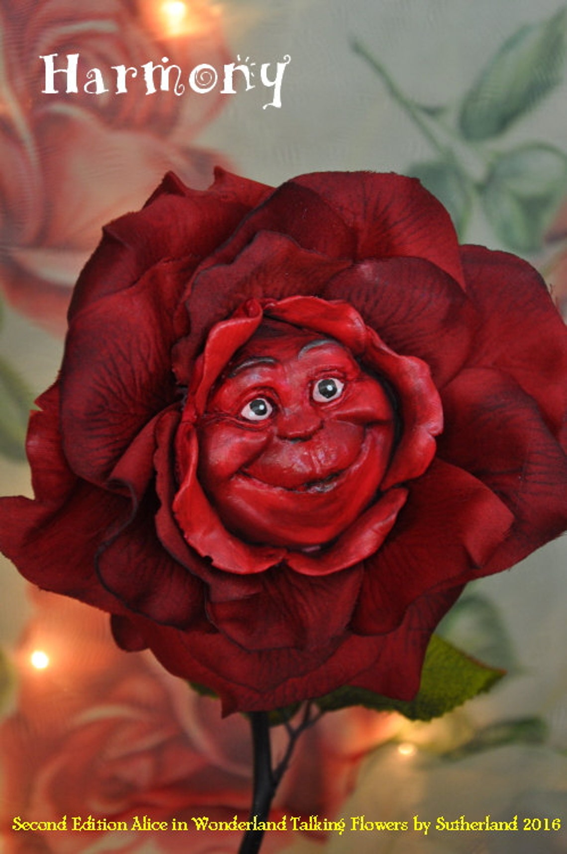 Alice in Wonderland Talking Flowers harmony by - Etsy