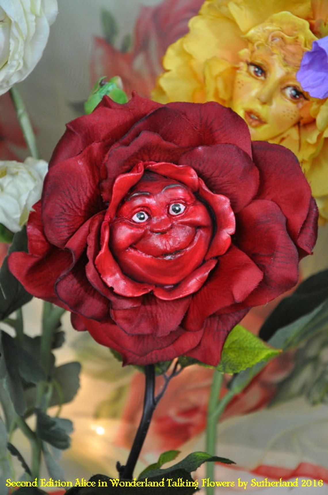 Alice in Wonderland Talking Flowers harmony by - Etsy