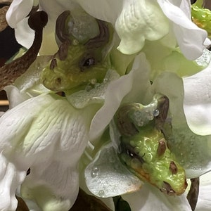 SNAPDRAGONS White/green Alice in Wonderland Talking Flowers for Parties ...