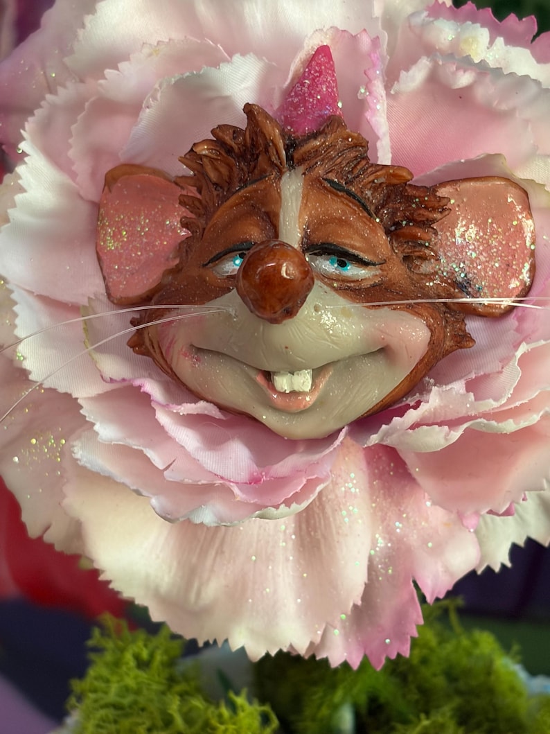 Sleepy Dormouse in Carnation Alice in Wonderland (non)talking Flower ...