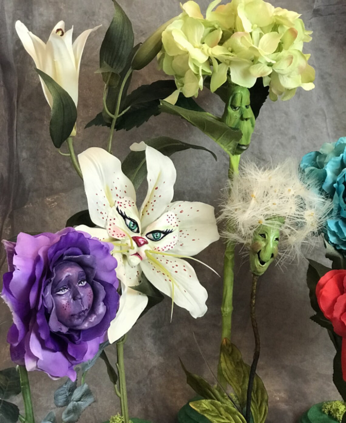 Alice in Wonderland Talking Flowers yellow - Etsy