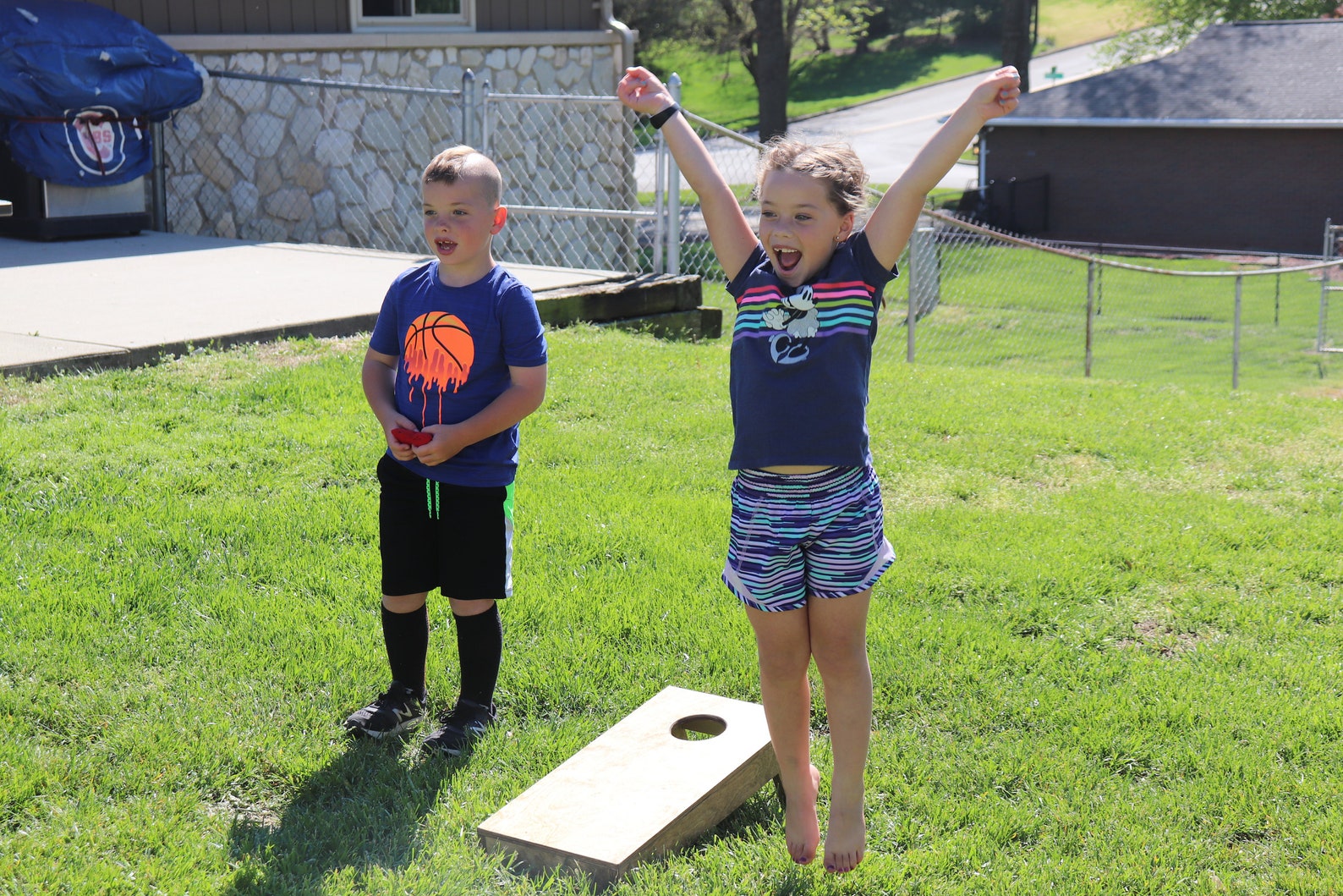 Mini/kids Cornhole Boards With a Light Stain With Bags - Etsy