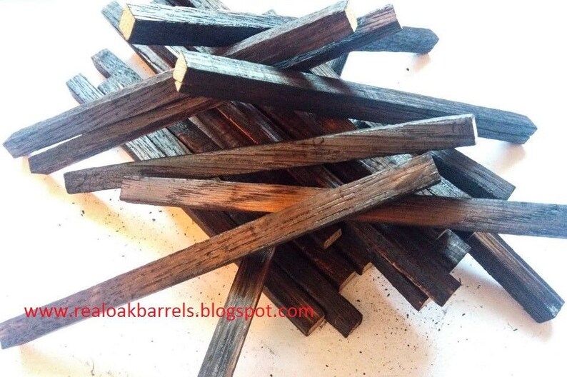 12 X Hight Toast Oak Sticks for Aging Whiskey, Oak Staves for Aging ...