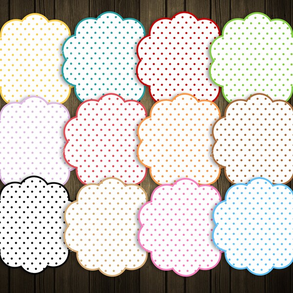 Scalloped Frames - Etsy