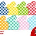 Gingham Easter Rabbits SVG Printable Sublimation Files Prints - Etsy