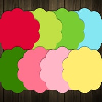 Gingham Circles SVG Files Printable Craft Supply Clip Arts Transparent ...