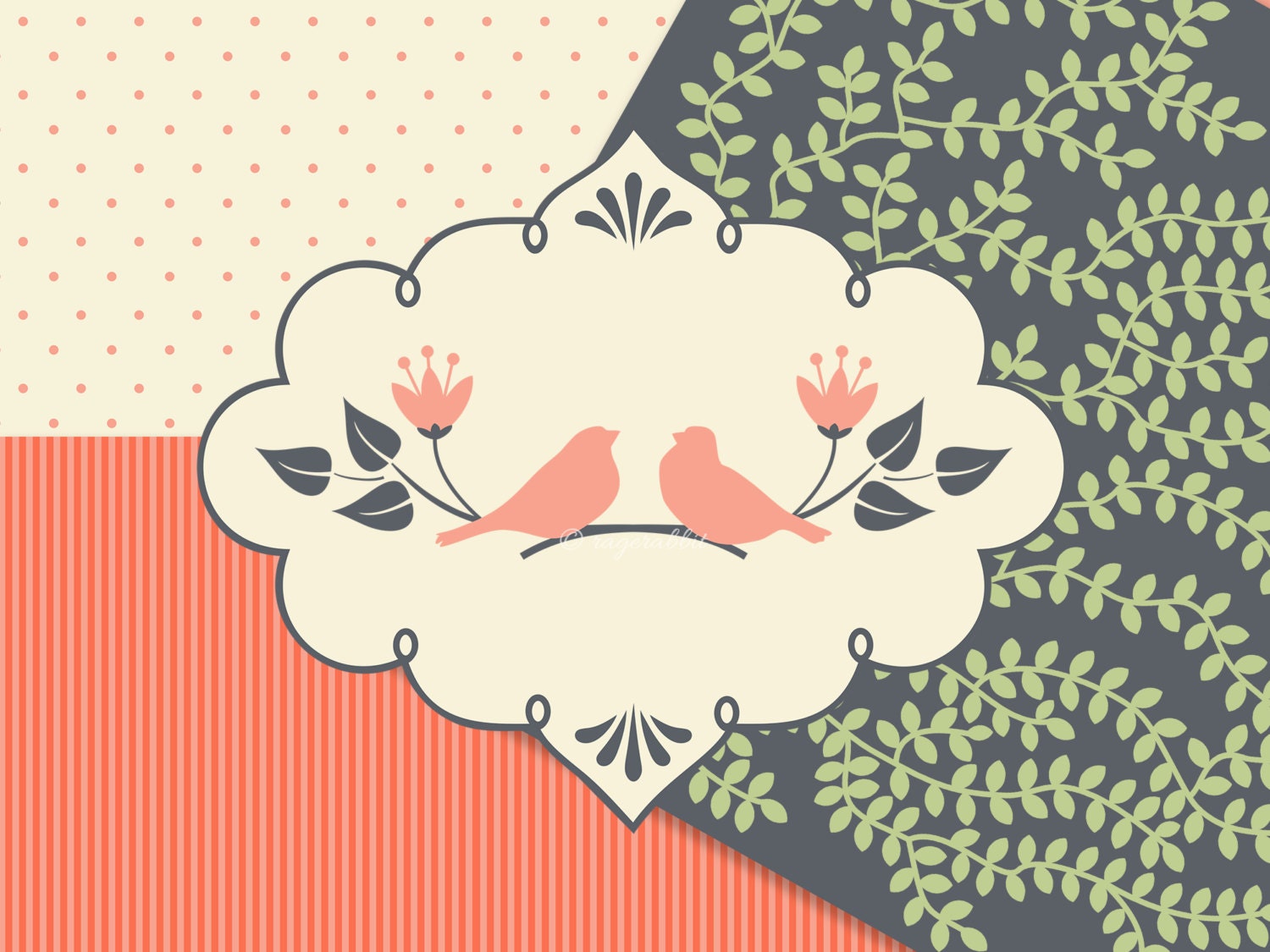 Sparrow Birds Digital Paper With Sparrows Clip Art, Illustration, Paper ...