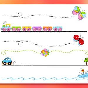 6 Cartoon Dividers, Vector Illustrations, Banners, Vector Design ...