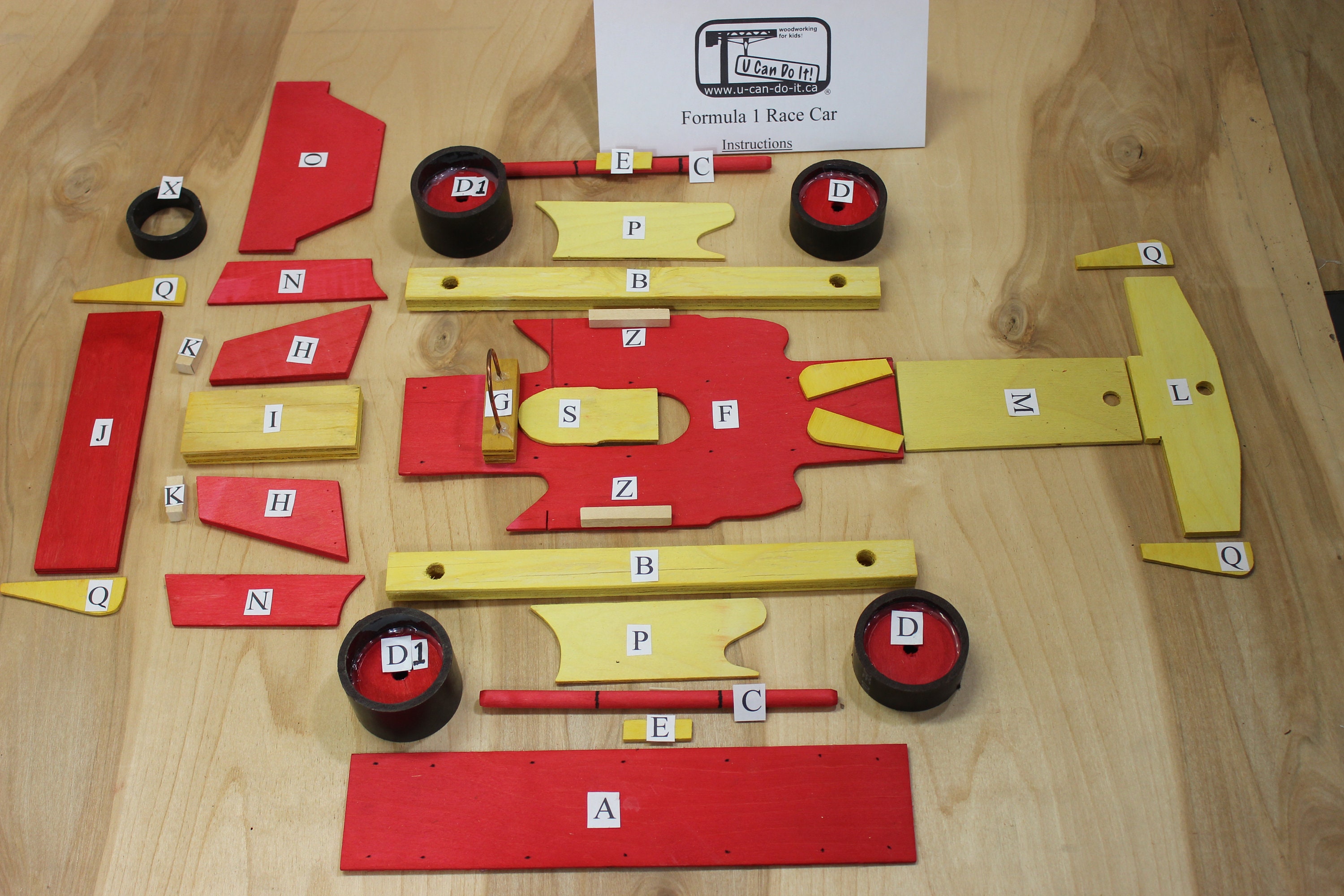 Formula 1 Race Car Woodworking Kit With Video Instructions - Etsy