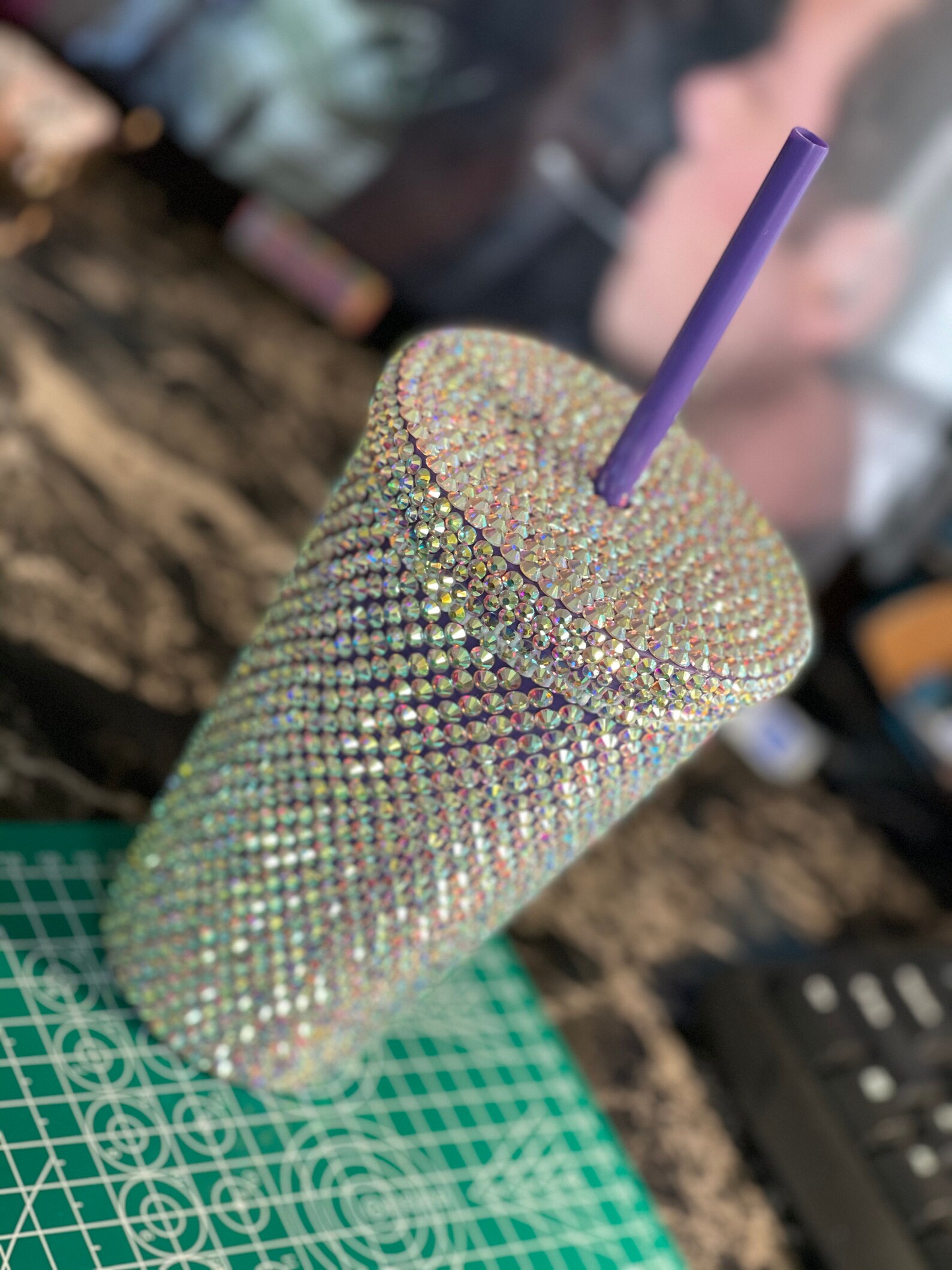 Bling Tumbler, Rhinestone Tumbler - Etsy