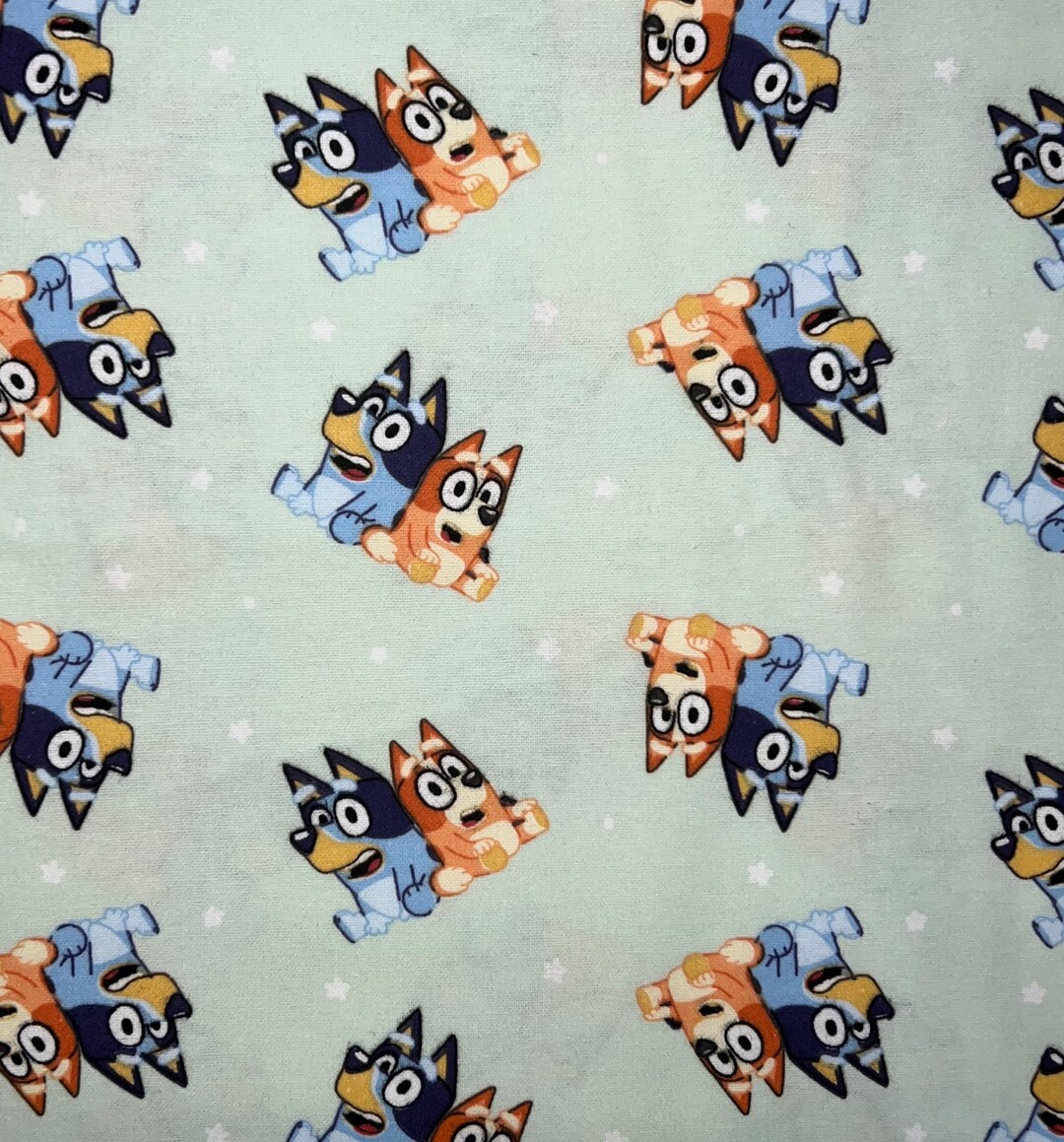 Personalized Bluey and Bingo Blanket - Etsy