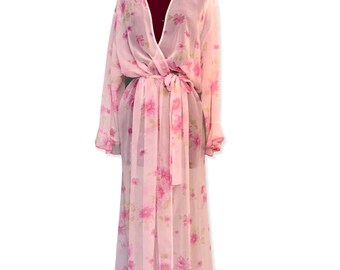 Sheer Pink Robe - Etsy