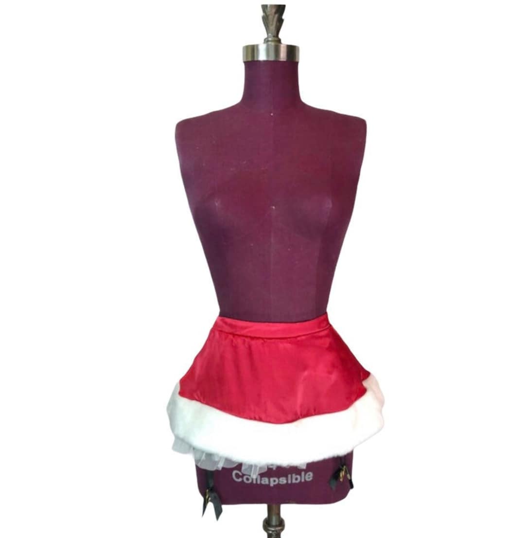 Christmas Garter Lingerie Skirt Santa Hooks Victoria's Secret Women's ...