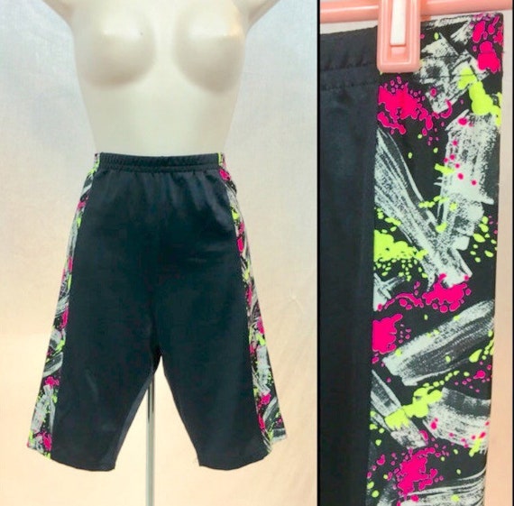 Vintage L Riding Shorts Elastic Bike ULTRA HIGH WAIST… - Gem