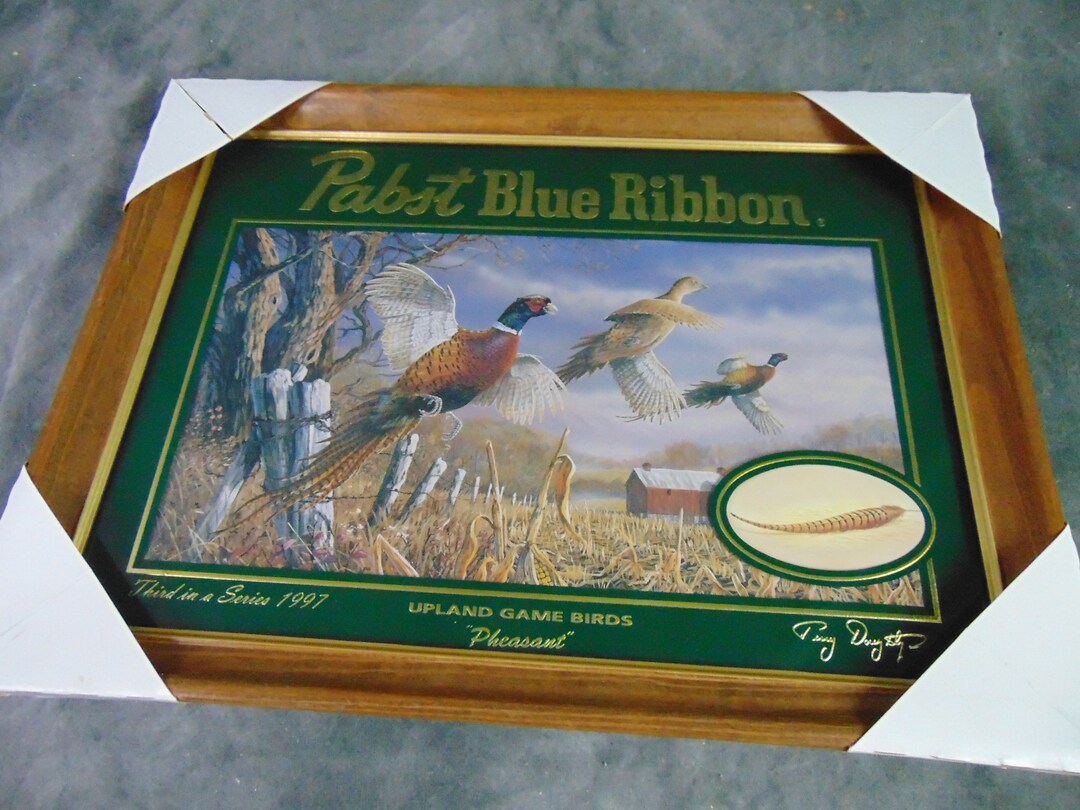 NEW Pabst Blue Ribbon Mirror, Upland Game Birds Series, Pabst Bar ...