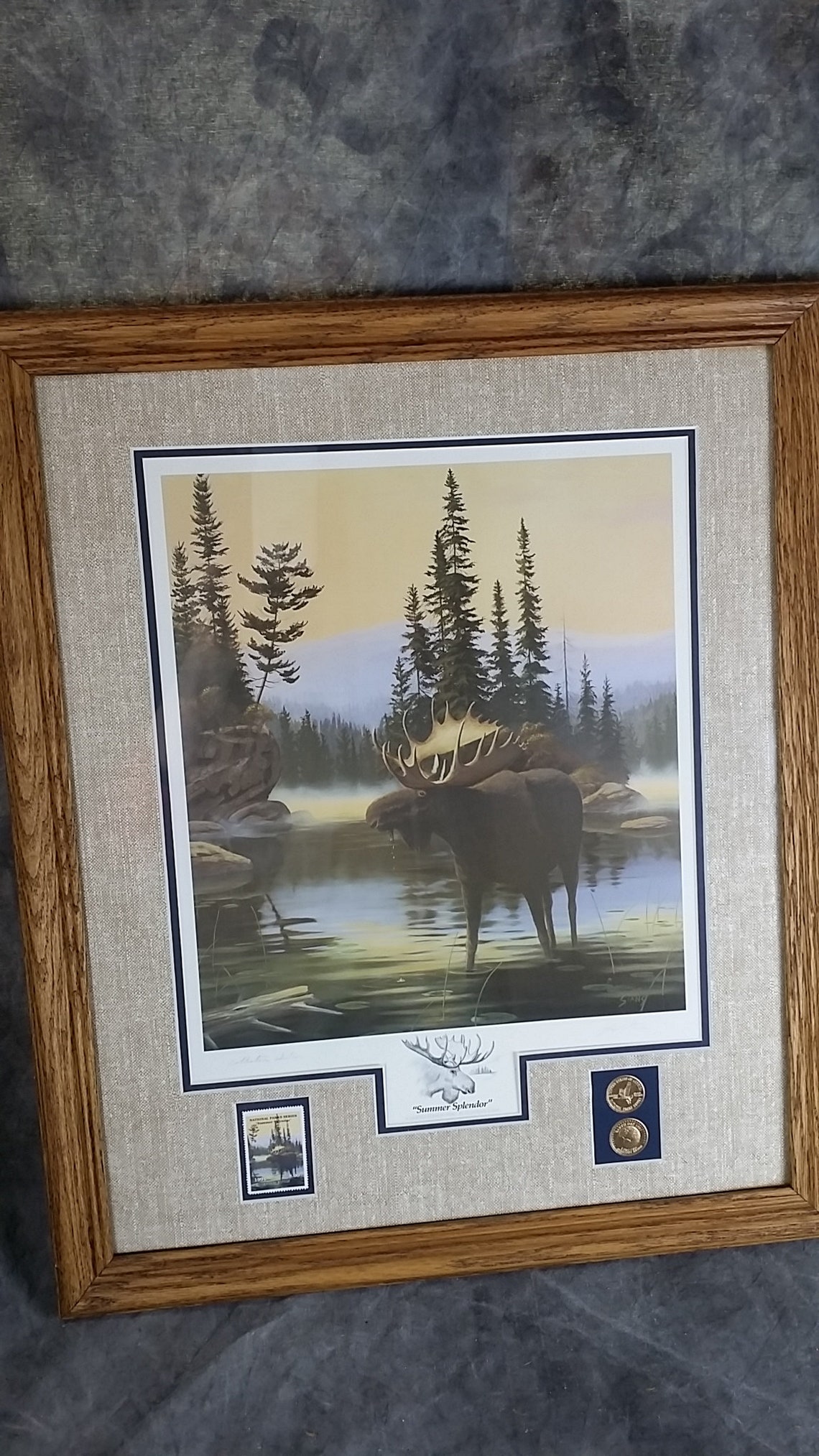 1991 National Parks Series Wildlife Print Leo Stans Art - Etsy