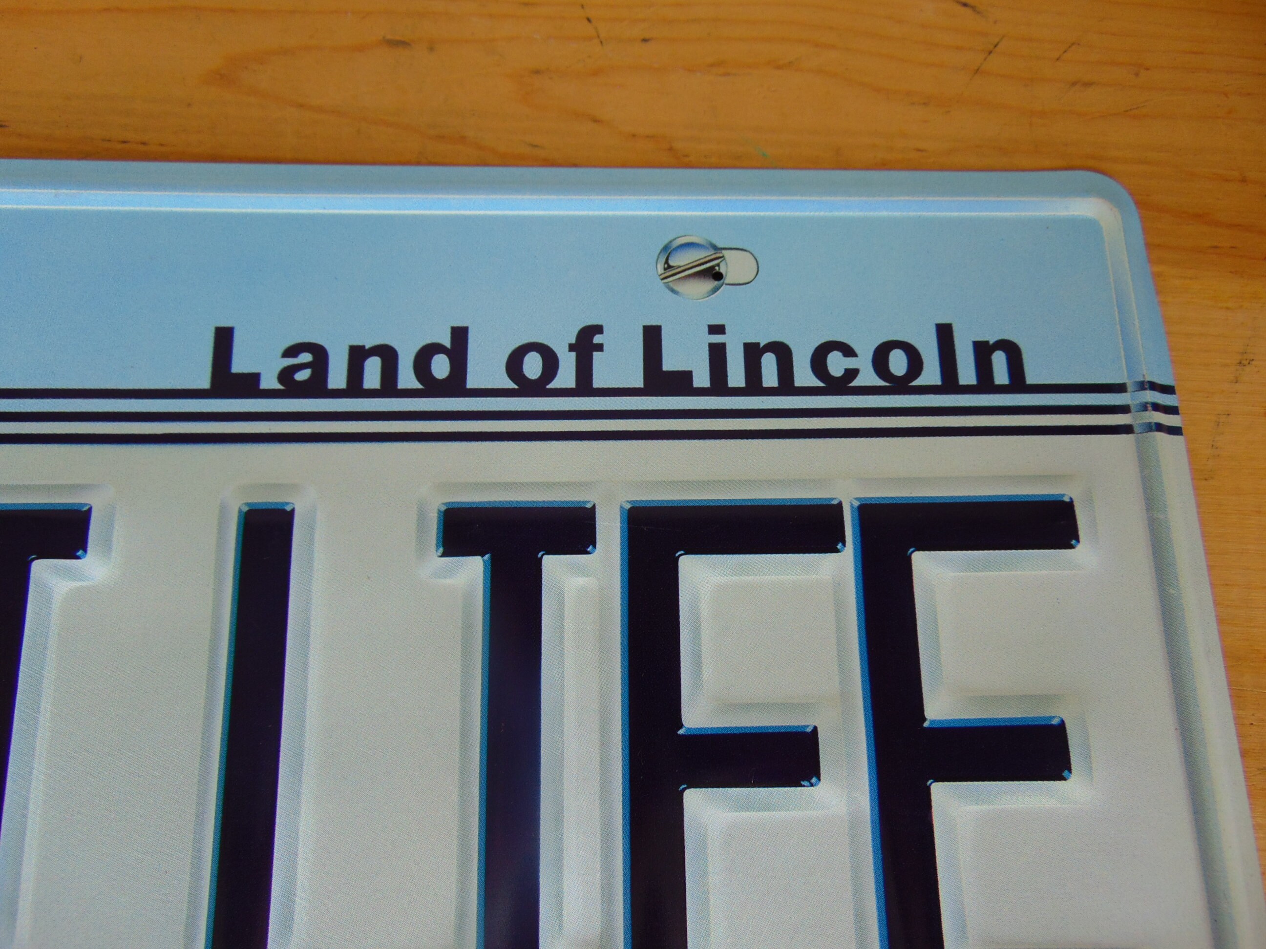 Miller High Life License Plate Display, Illinois Miller Sign, Oversized ...