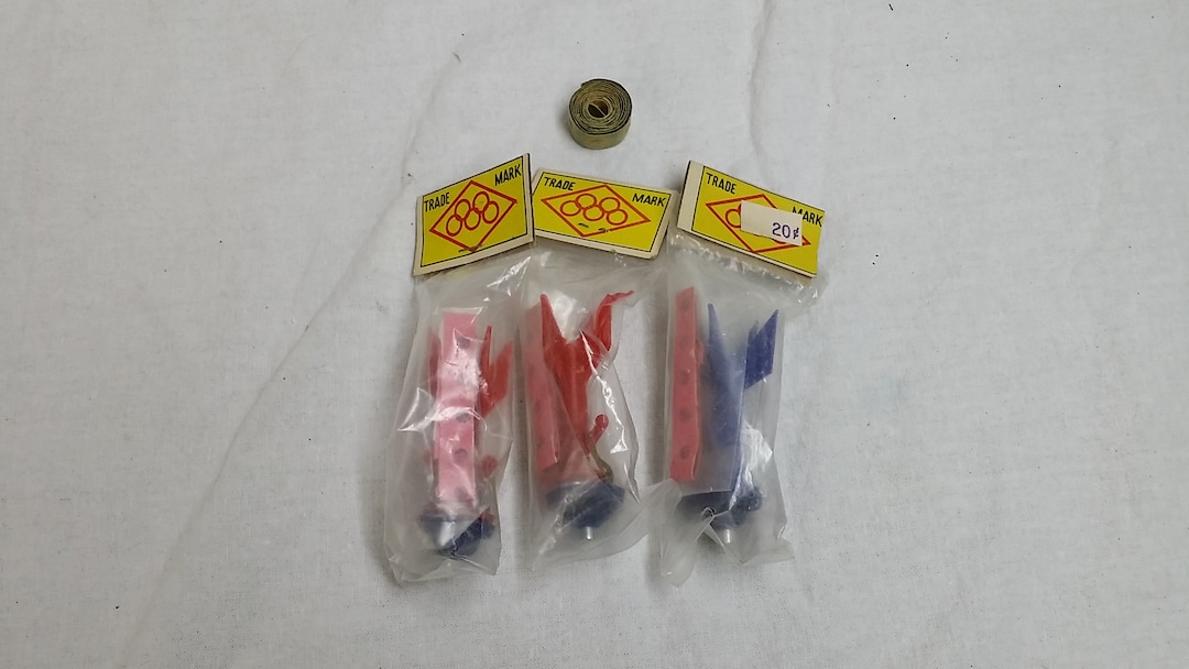 Vintage Cap Bombs, Set of Three, Dimestore Toys, Cap Rocket - Etsy
