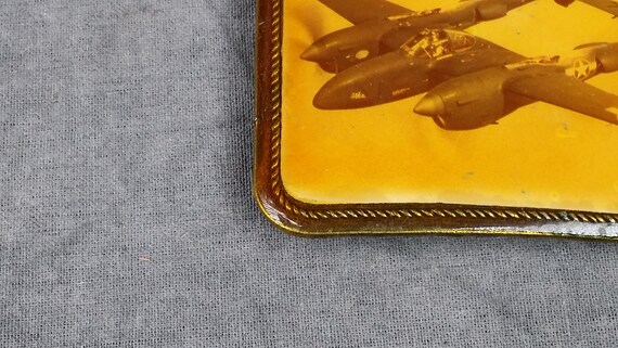 Lockheed P-38 Brass Buckle, Souvenir Brass Belt Buckl… - Gem