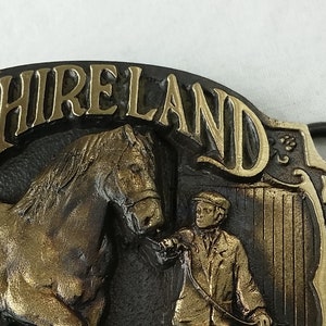 Shireland Theme Park Vintage Western Belt Buckle, Chicago Theme Park ...