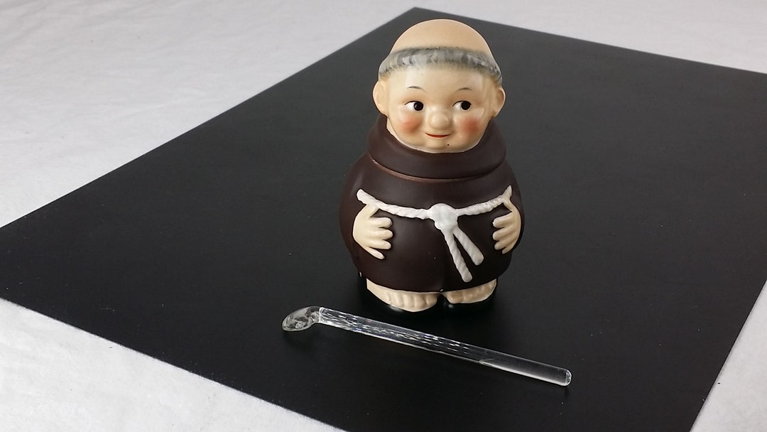 Goebel Friar Tuck Mustard Jar, Goebel Monk Condiment Jar, Mustard Pot ...