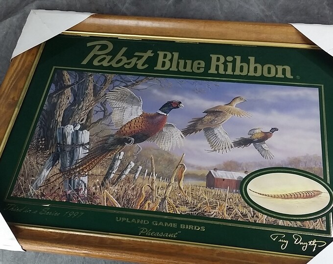 NEW Pabst Blue Ribbon Mirror, Upland Game Birds Series, Pabst Bar ...