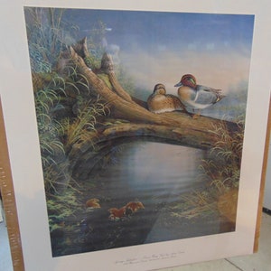 Duck Print by Sam Timm, Sam Timm Art, Duck Painting, Sam Timm Green ...