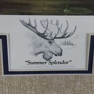 1991 National Parks Series Wildlife Print, Leo Stans Art, Summer ...