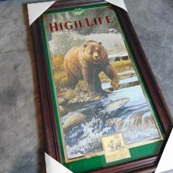 Miller High Life Wildlife Beer Mirror - Etsy