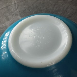 Pyrex Horizon Blue Cinderella Nesting Bowl Set, 4- Mixing Bowls - Set ...