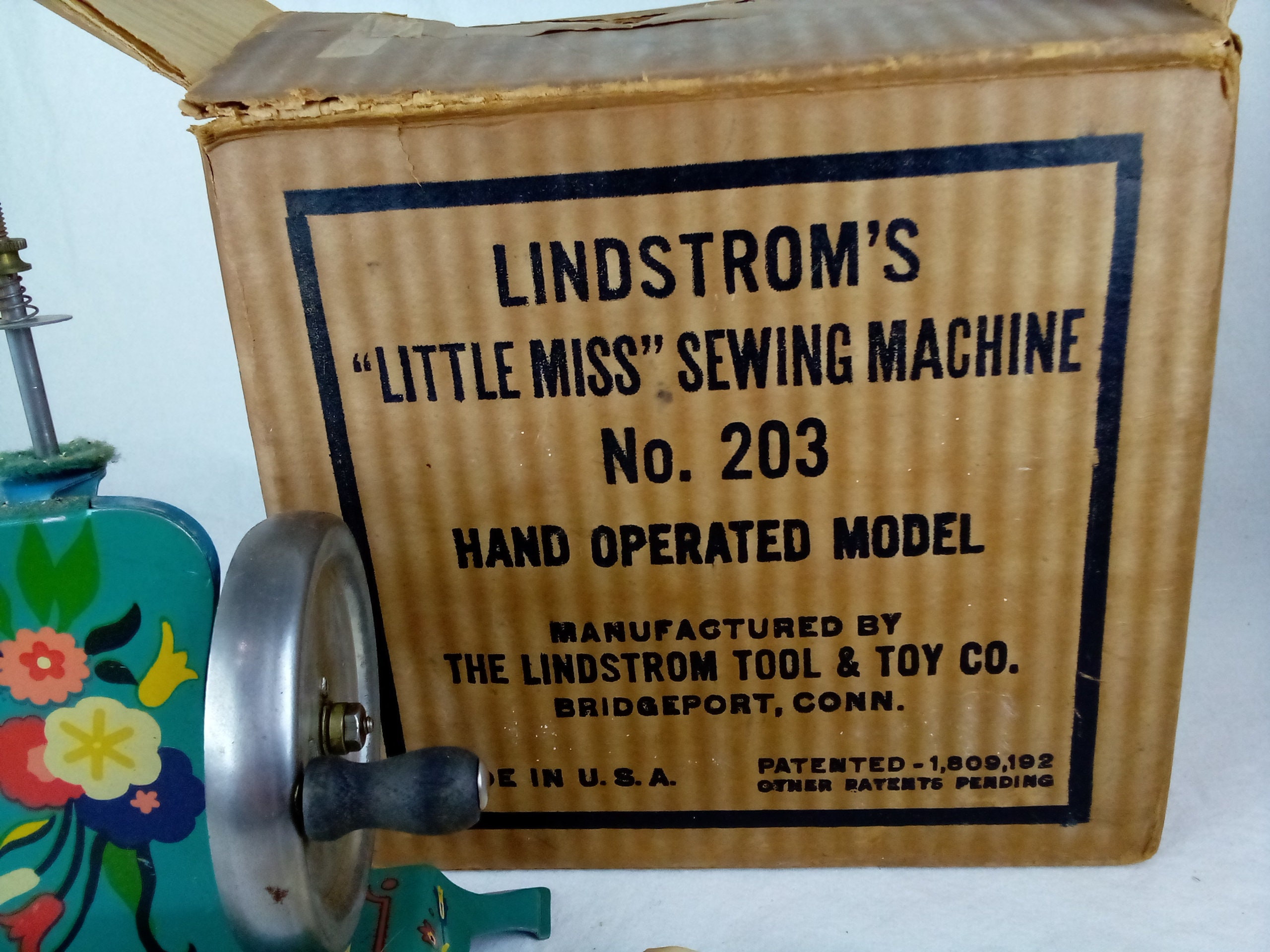 Vintage Sewing Machine Lindstrom Little Miss Toy Sewing | Etsy