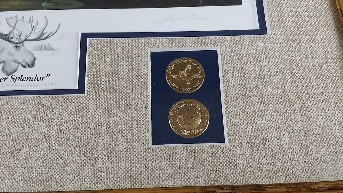 1991 National Parks Series Wildlife Print, Leo Stans Art, Summer ...