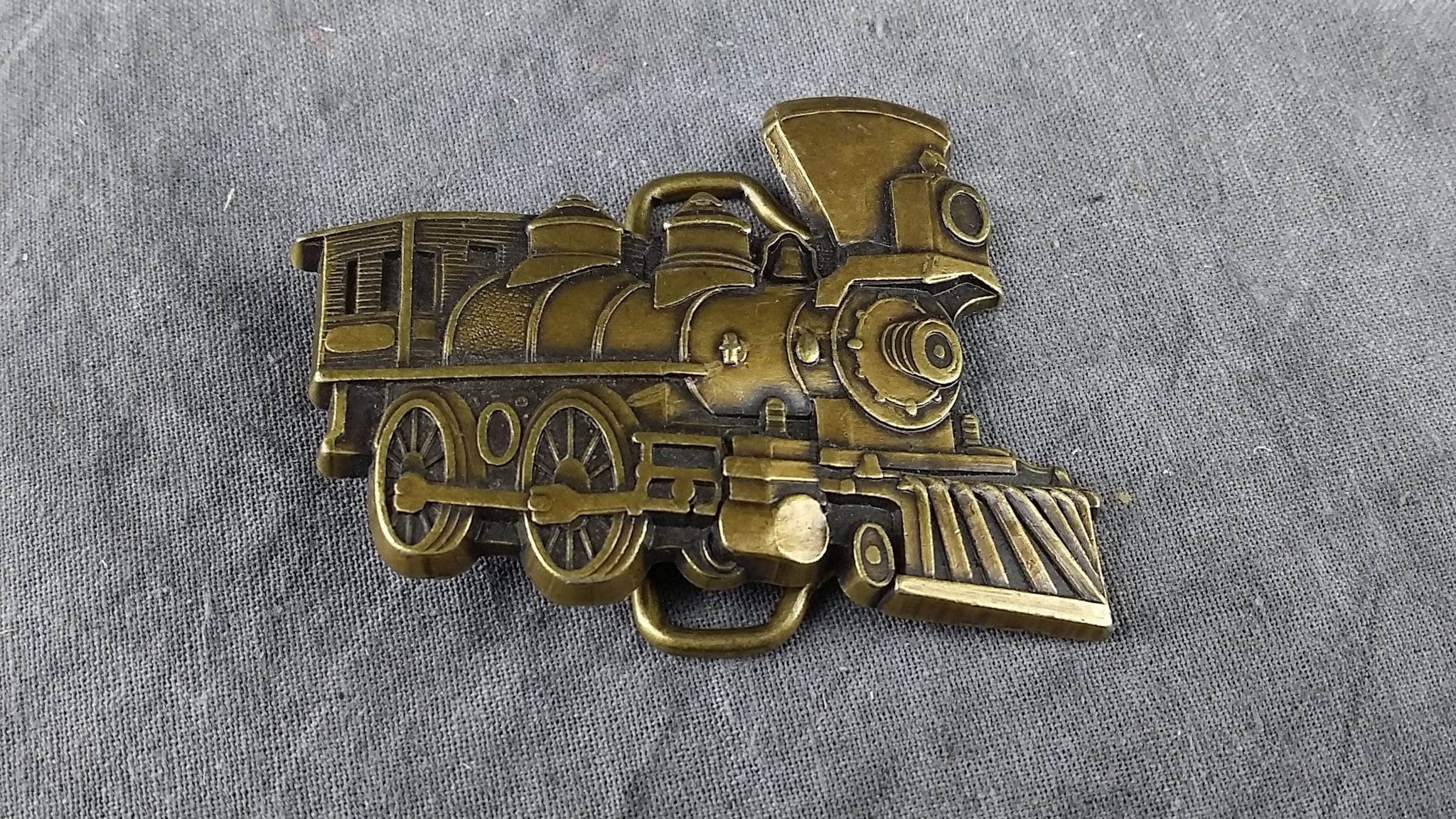 Train Solid Brass Belt Buckle Train Belt Buckle Locomotive | Etsy