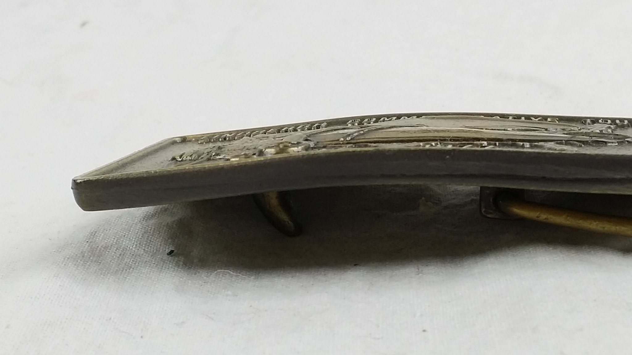 Solid Brass Belt Buckle Lindbergh Commemorative Tour 1927 - Etsy