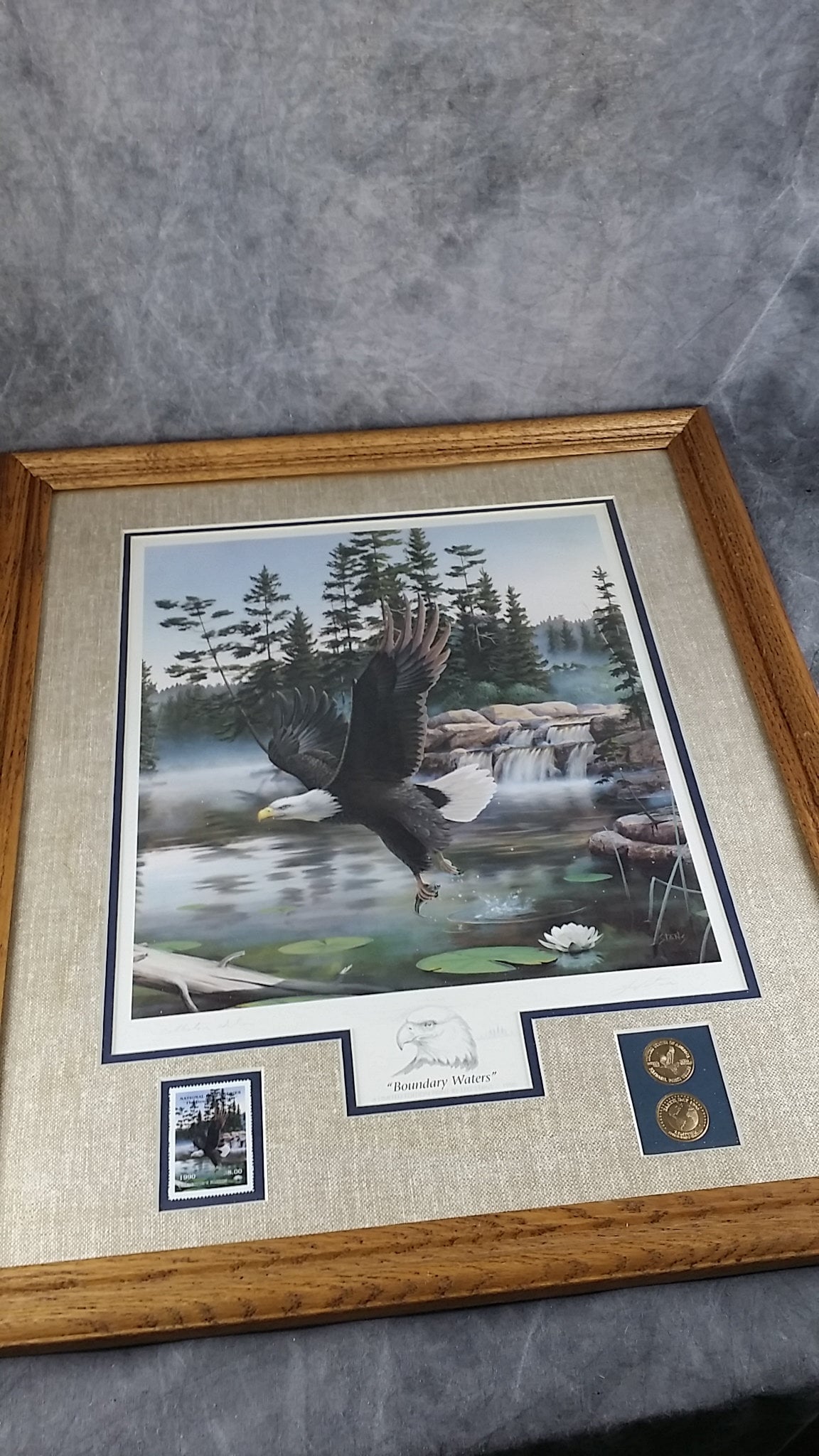 1990 National Parks Series Wildlife Print, Leo Stans Art, Boundry ...