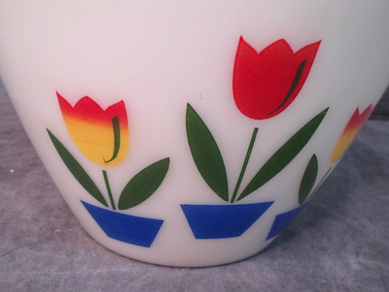 Fire King Bowl Tulip Bowl Tulip Pattern Vintage 9 - Etsy