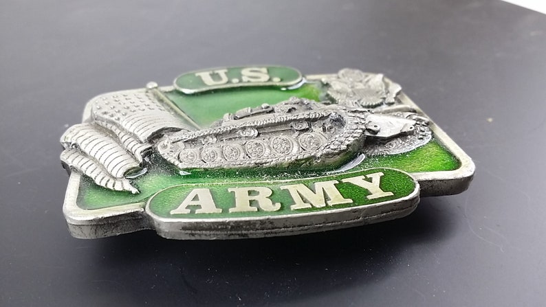 Army Belt Buckle Patton M 60 Tank Commemorative Belt Buckle | Etsy